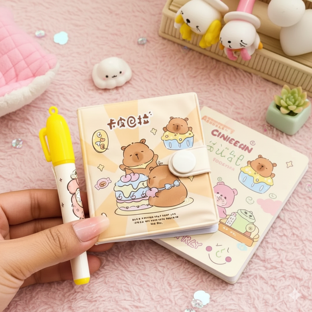 Capybara Diary With Pen – Giftngiggles